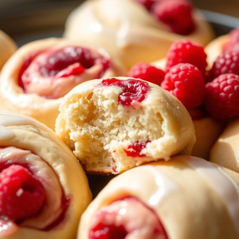 Gluten Free Raspberry Sweet Rolls